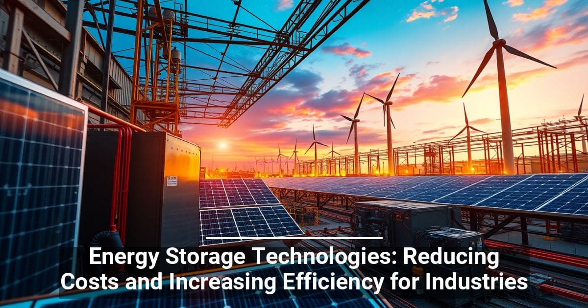 Optimize Industrial Efficiency with Advanced Energy Storage - I.T ...